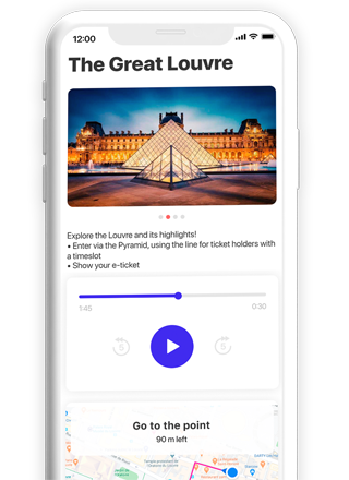 Self-guided tours on the mobile app - WeGoTrip